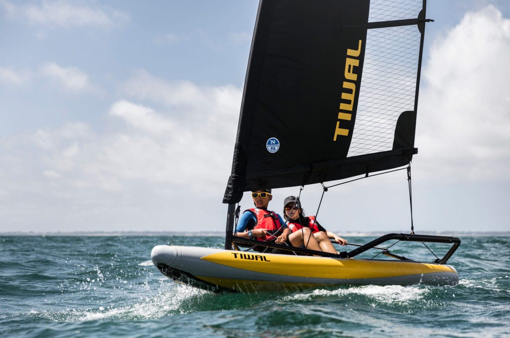 Tiwal 3 Small Sailboat - A sailboat that fits in your car's trunk