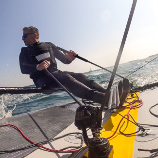 Tiwal 3R racing sailing dinghy - Fast small sailboat