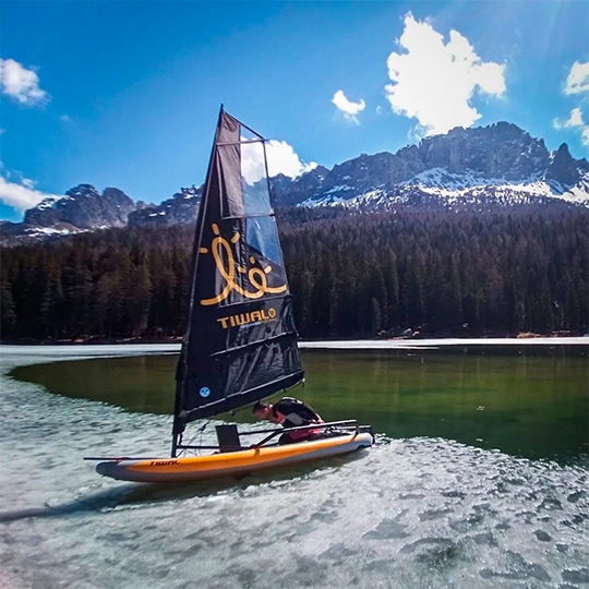 Your Inflatable Sailboat fits in 2 bags - Tiwal Sailboats